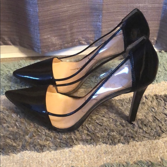 Jessica Simpson | Shoes | Jessica Simpson Pointed Toe Vinyl Heels ...